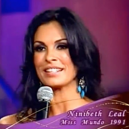Carlos La Cruz: Ninibeth Leal Miss Mundo 1991, Arepa Reina Adorada ...