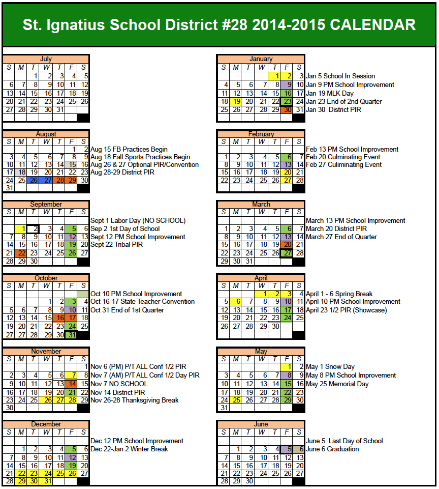 Superintendent's Blog: 2014-2015 SCHOOL CALENDAR REVIEW Superintendent's Blog: 2014-2015 SCHOOL CALENDAR REVIEW