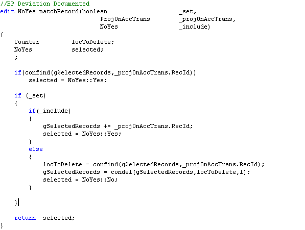 Dynamics AX: Edit Methods in AXAPTA