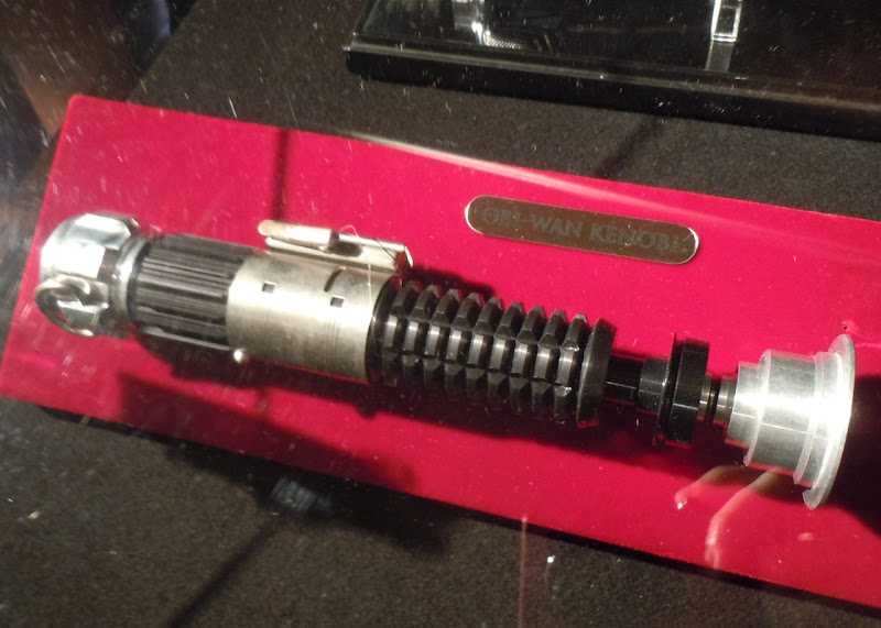 Hollywood Movie Costumes and Props: Lightsaber props from Star Wars on ...