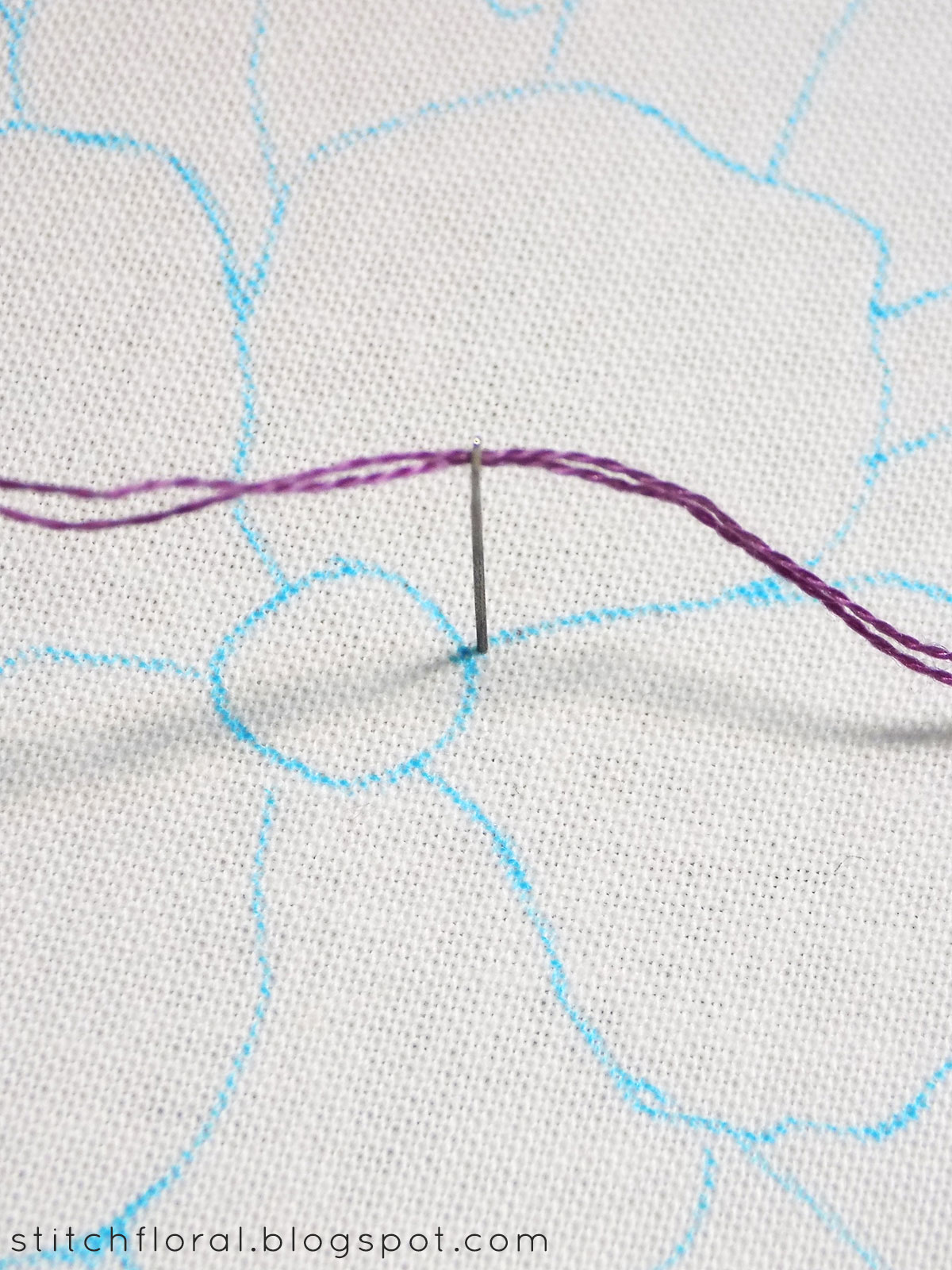 5 ways to start thread in hand embroidery - Stitch Floral