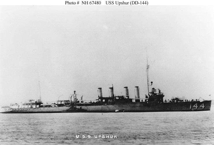Naval Warfare: USS Upshur (DD-144, AG-103)