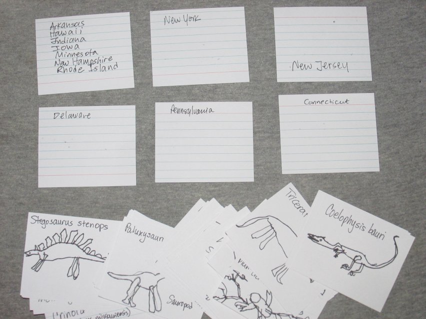 Homeschooling on Hudson: Geo Bee Prep Project: State Fossils