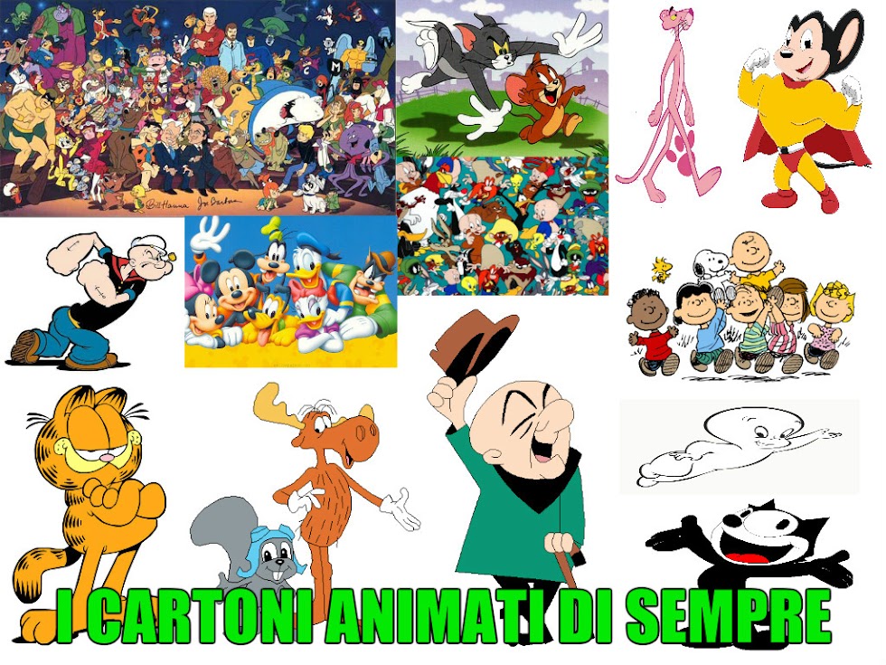 I cartoni animati più belli di sempre e dell'infanzia