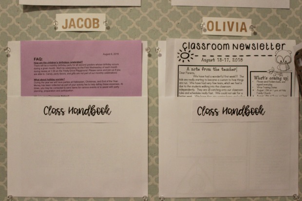 Lindsay's Sweet World: Back-to-School Command Center for a Small Space