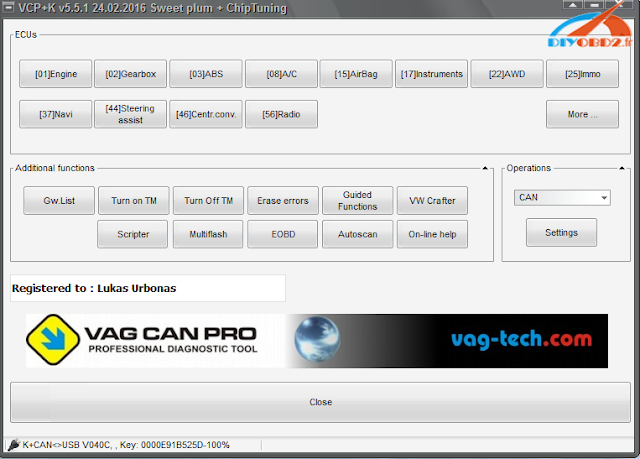 Clone VAG CAN PRO CAN BUS UDS K-line VPC 5.5.1 pour €45 : lexia3のblog