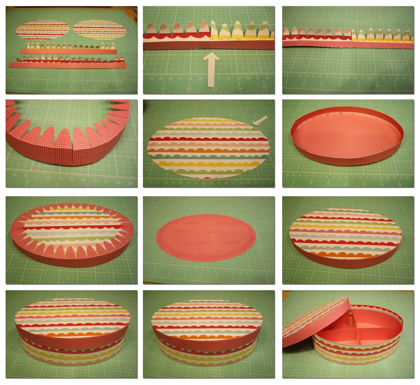 Oval Divider Box Tutorial | Bits of Paper