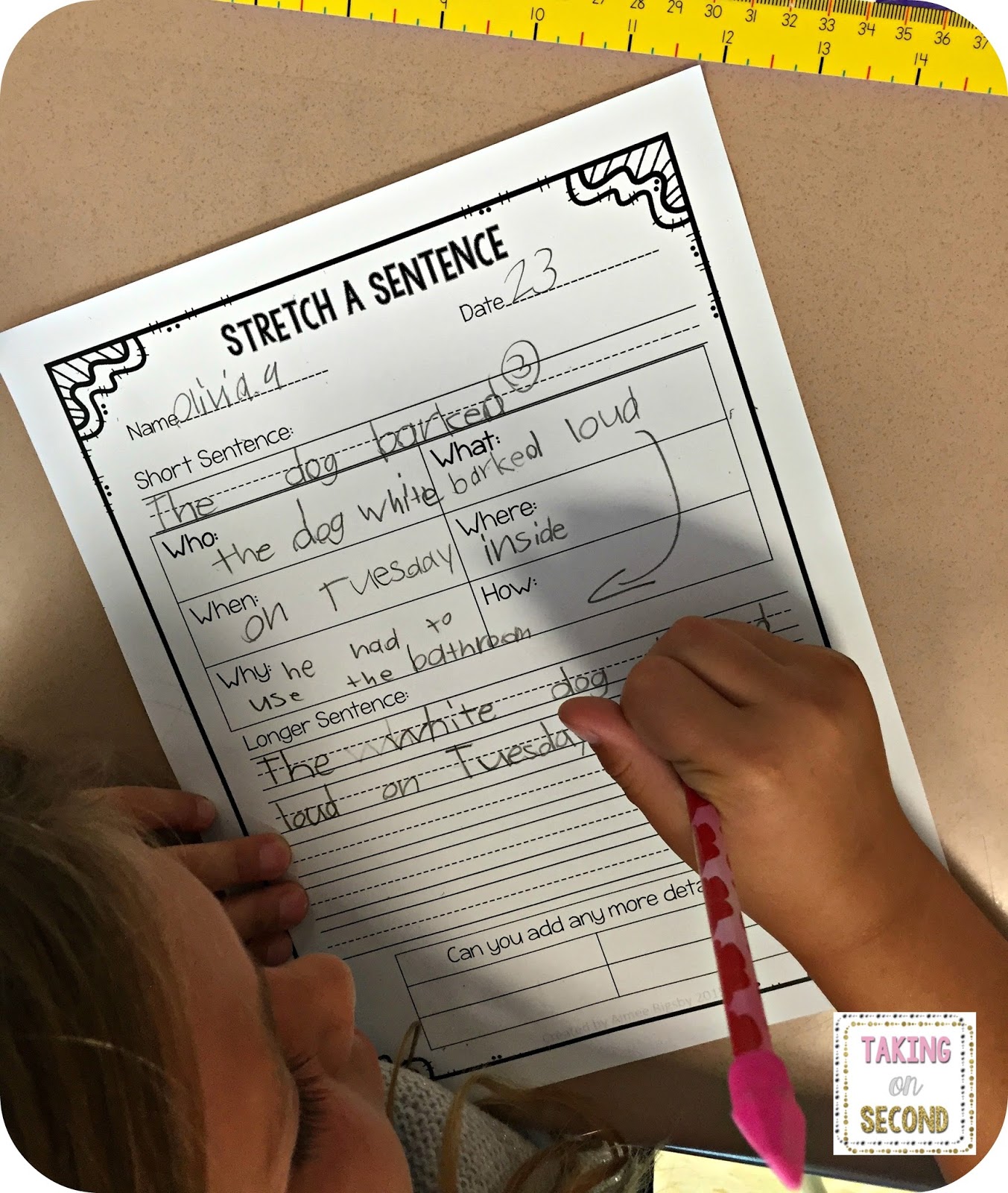Boost the Writing Process in Primary Grades - Taking on Second
