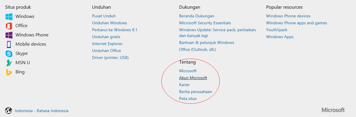 oahoa: Mendaftar Akun Microsoft