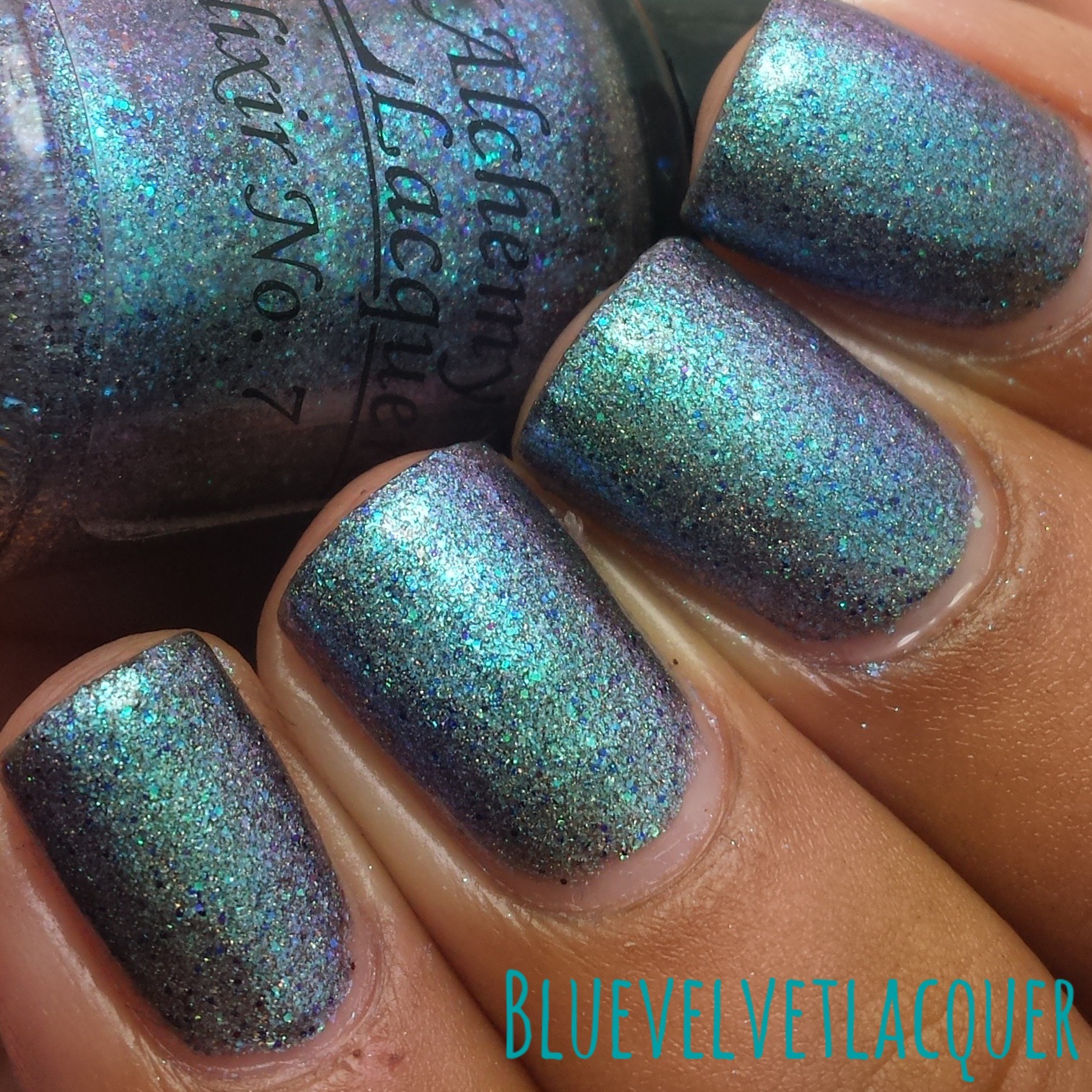 Blue Velvet Lacquer: Alchemy Lacquers: Noble Biolum Collection Plus More!!