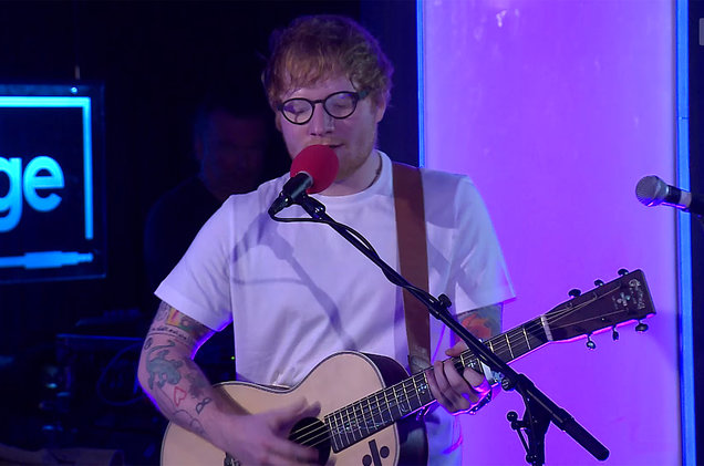 Ed Sheeran Performs On BBC Radio 1 Live Lounge