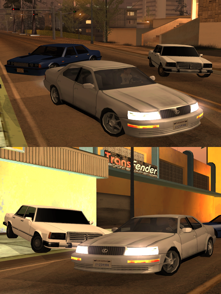 Lexus LS 400 - DATP MODS - Mods para GTA:SA