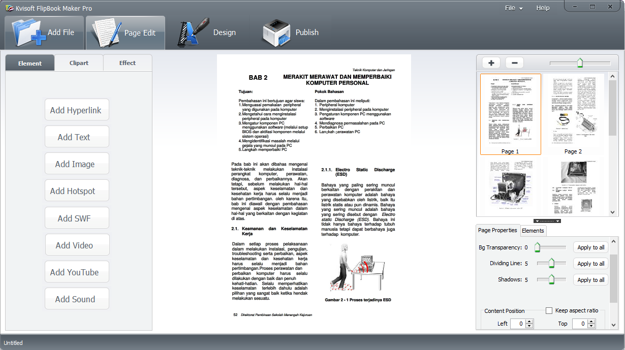 Blog,e Arek Ndeso: Tutorial membuat Ebook Di FlipBook Maker