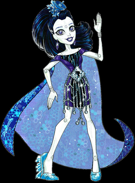 Monster High-Pretty : Artwork mejorado de Elle Eedee Gala Ghoulfriends