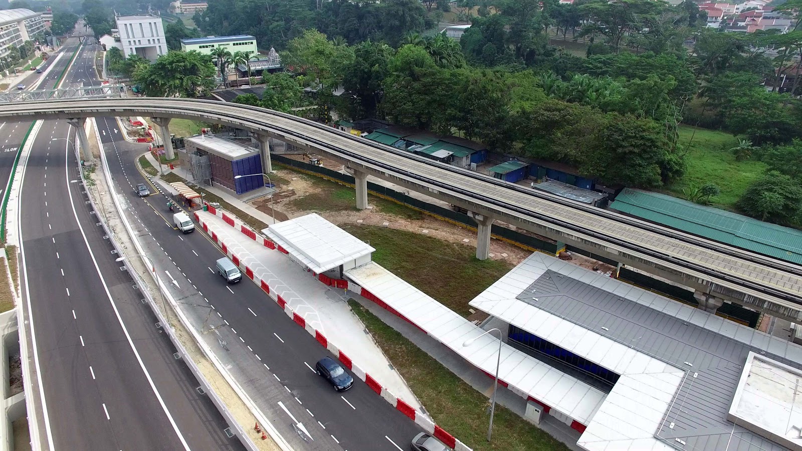 Downtown Line Construction: Bukit Panjang Station