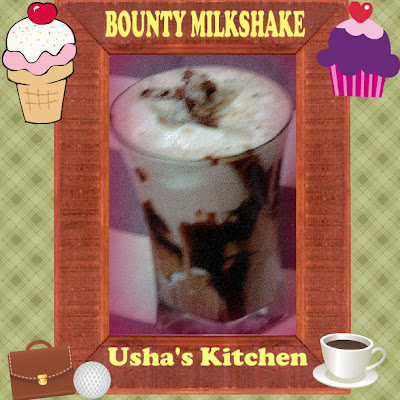 USHA'S KITCHEN: The Bounty Milkshake