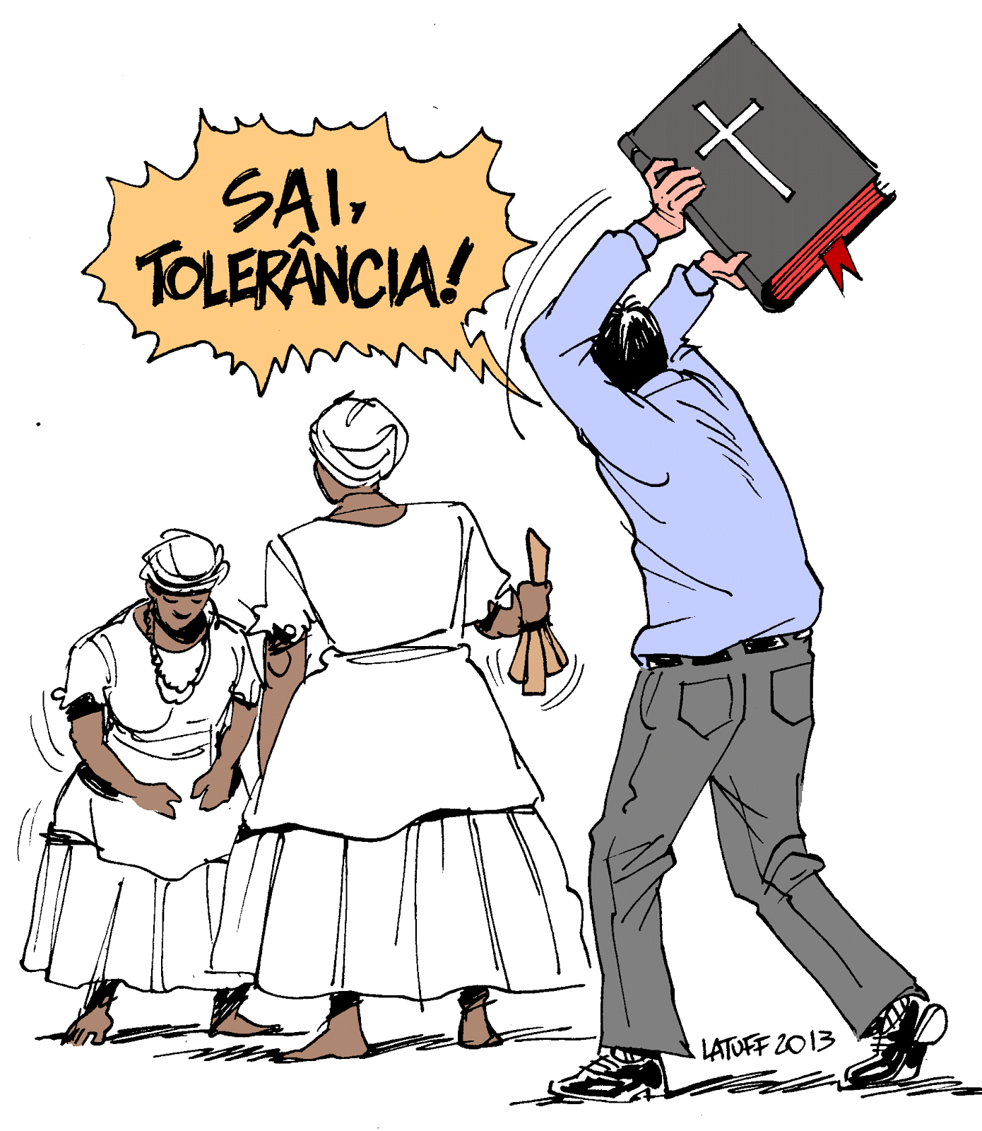 Intolerância Religiosa: CHARGES/CARTOONS