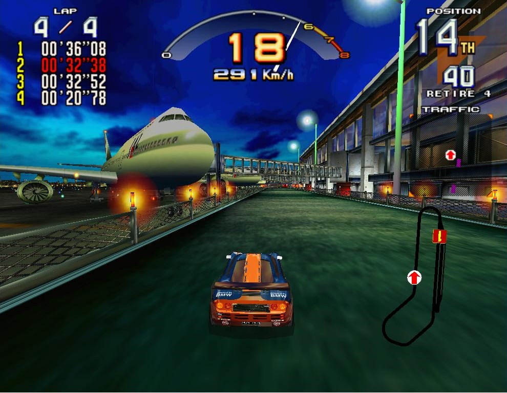 The Videogames Museum: SCUD RACE / SEGA SUPER GT (ARCADE)