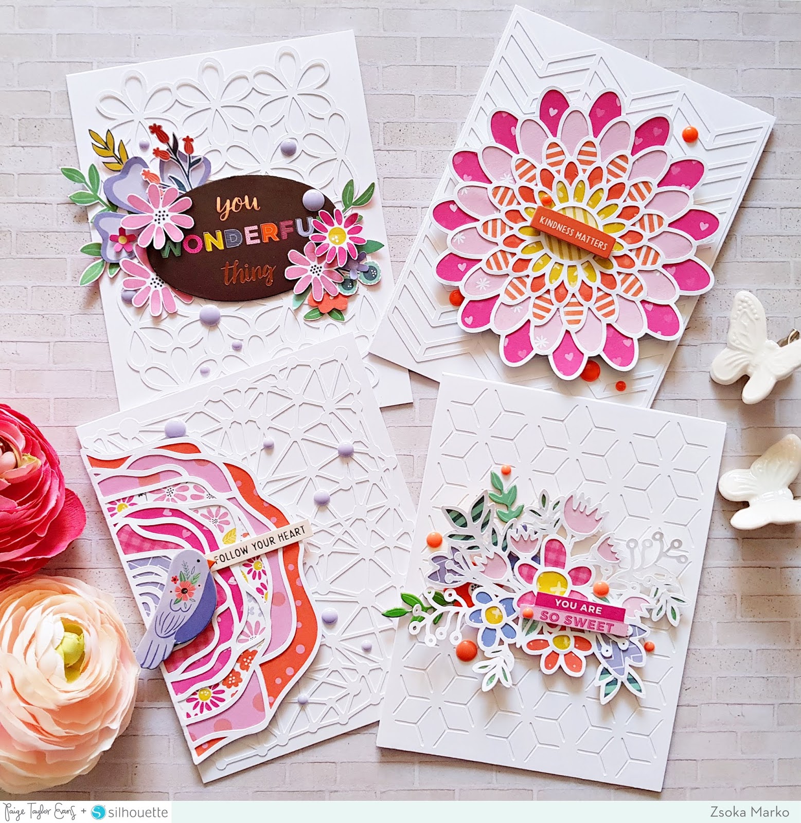 Floral Cut File Cards by Zsoka Marko | Paige Taylor Evans