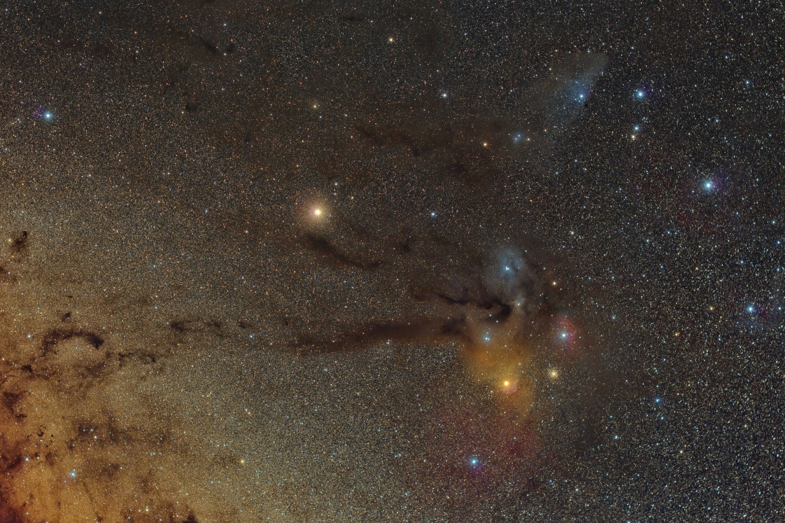 Astrophotography by Jason Tackett: Antares region with Saturn, first ...