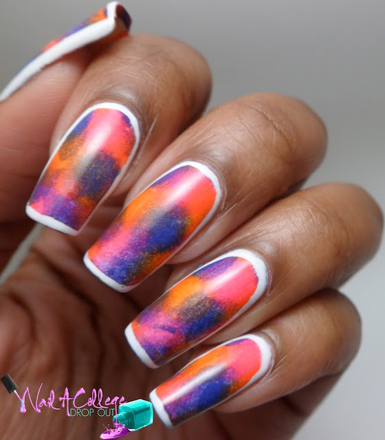 Nail A College Drop Out: butter LONDON Colour Clash Nail Art