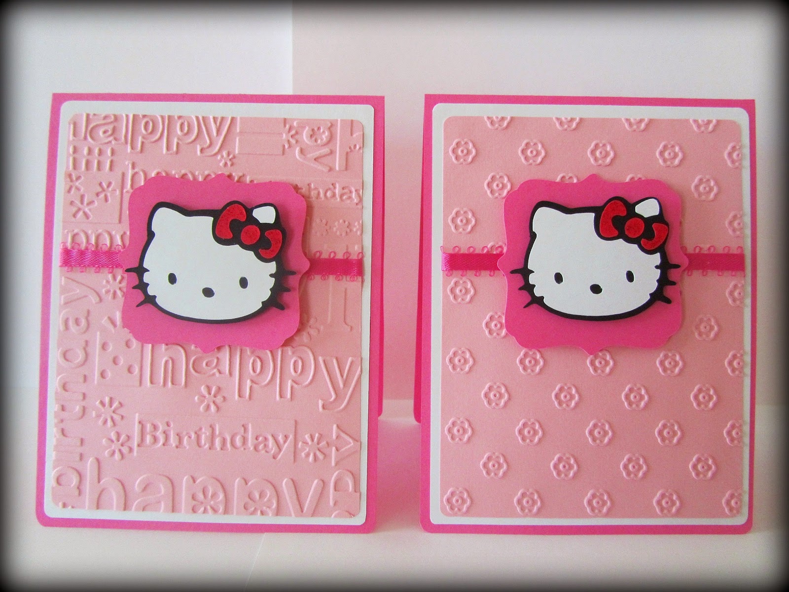 Jingvitations: Pink Hello Kitty Card