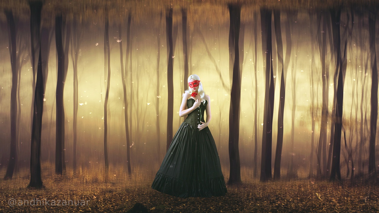 How To Create Fantasy Look Background - Photoshop Magic Forest Tutorial