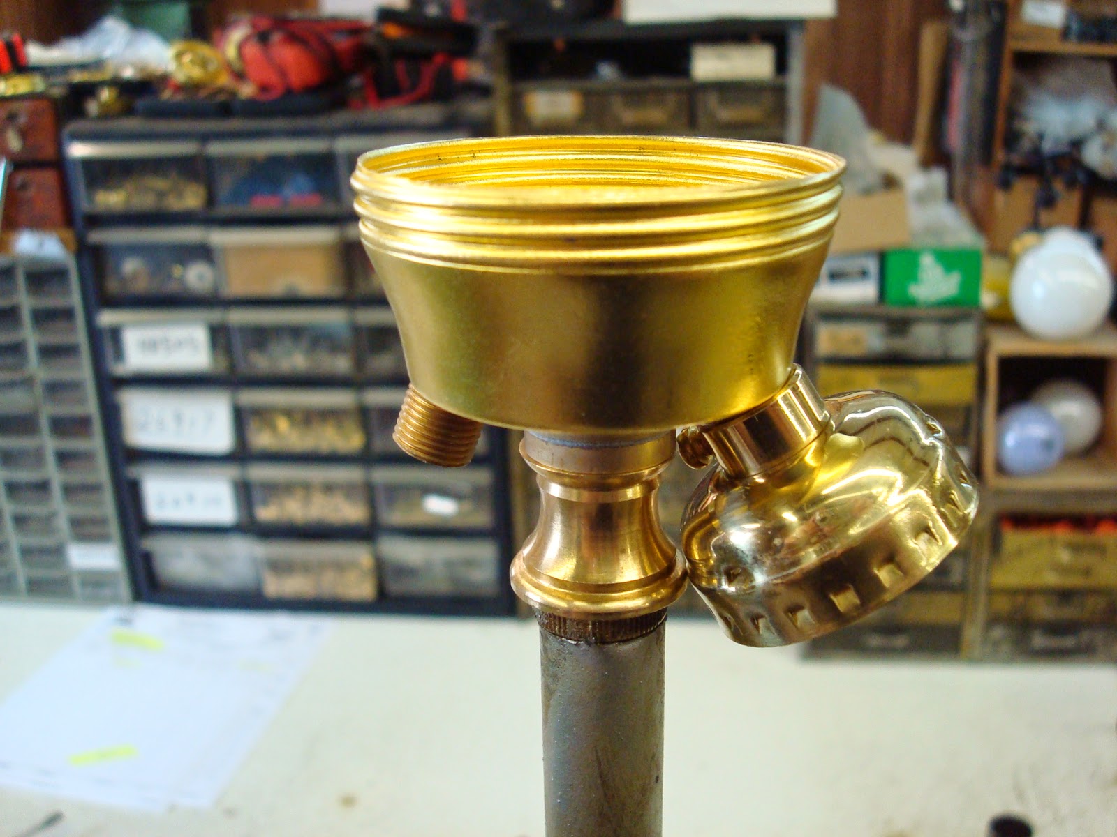 Lamp Parts and Repair | Lamp Doctor: Floor Lamp with Busted Socket ...