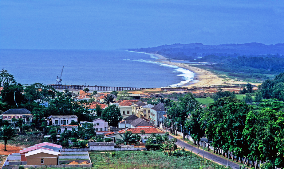 tropicalia: "baía e cidade do enclave de Cabinda"
