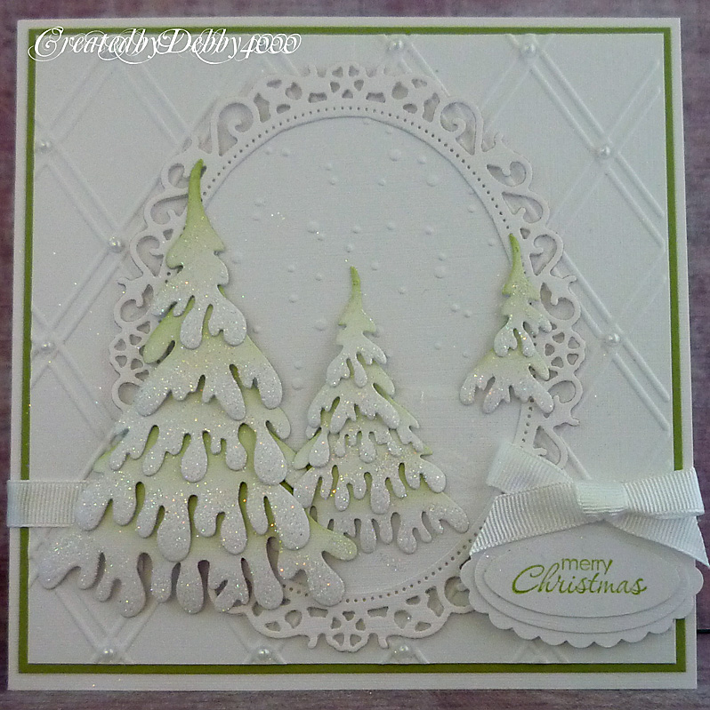 A Scrapjourney: Die cut Trees