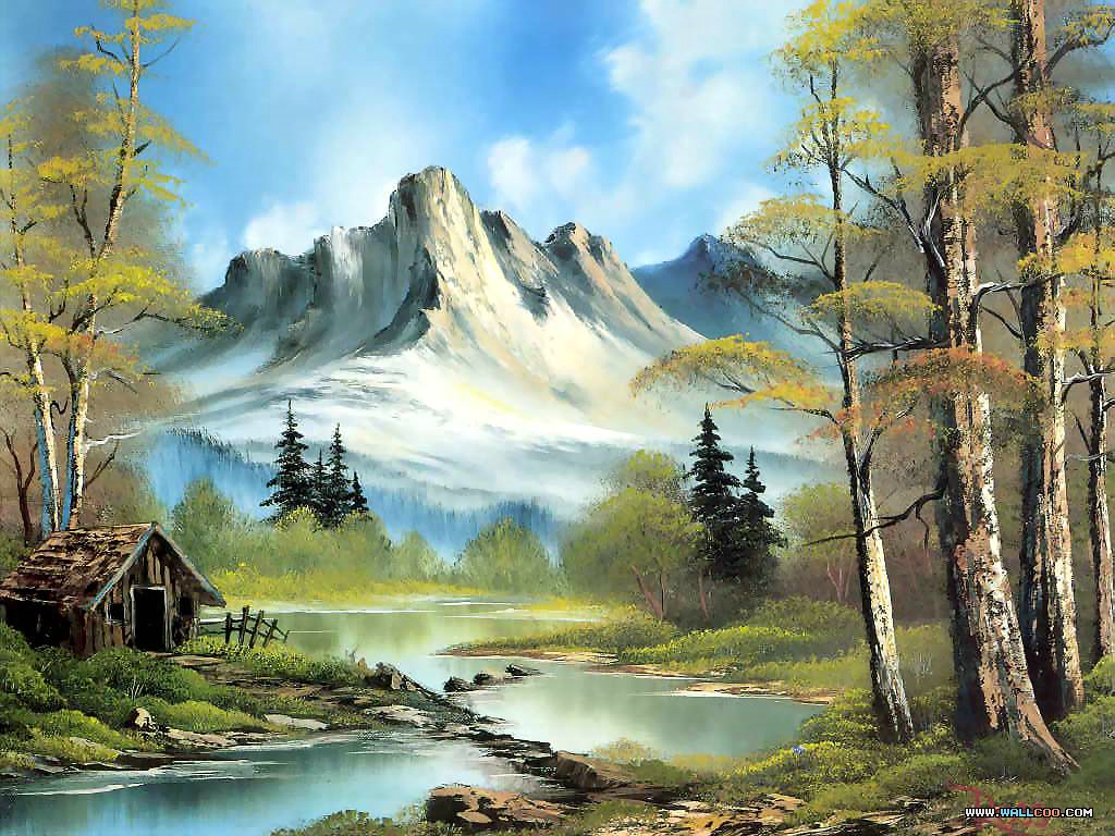 26 Bob Ross Beautiful Paintings | npicx | we share