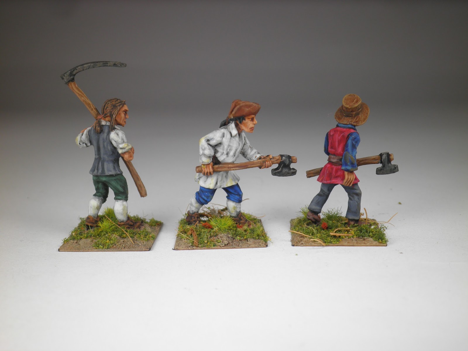 JOHN BOND's WARGAMING STUFF: COLONIAL SETTLERS 28mm