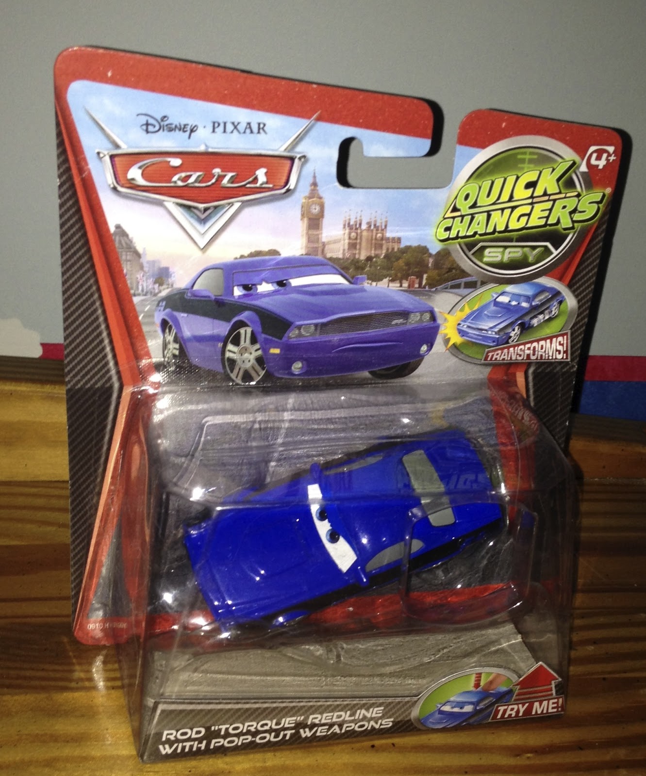 Dan the Pixar Fan: Cars 2: Quick Changers Rod "Torque" Redline with Pop ...
