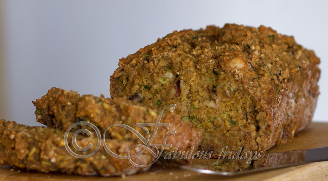 fabulous fridays: Quinoa, zucchini, walnut quick bread