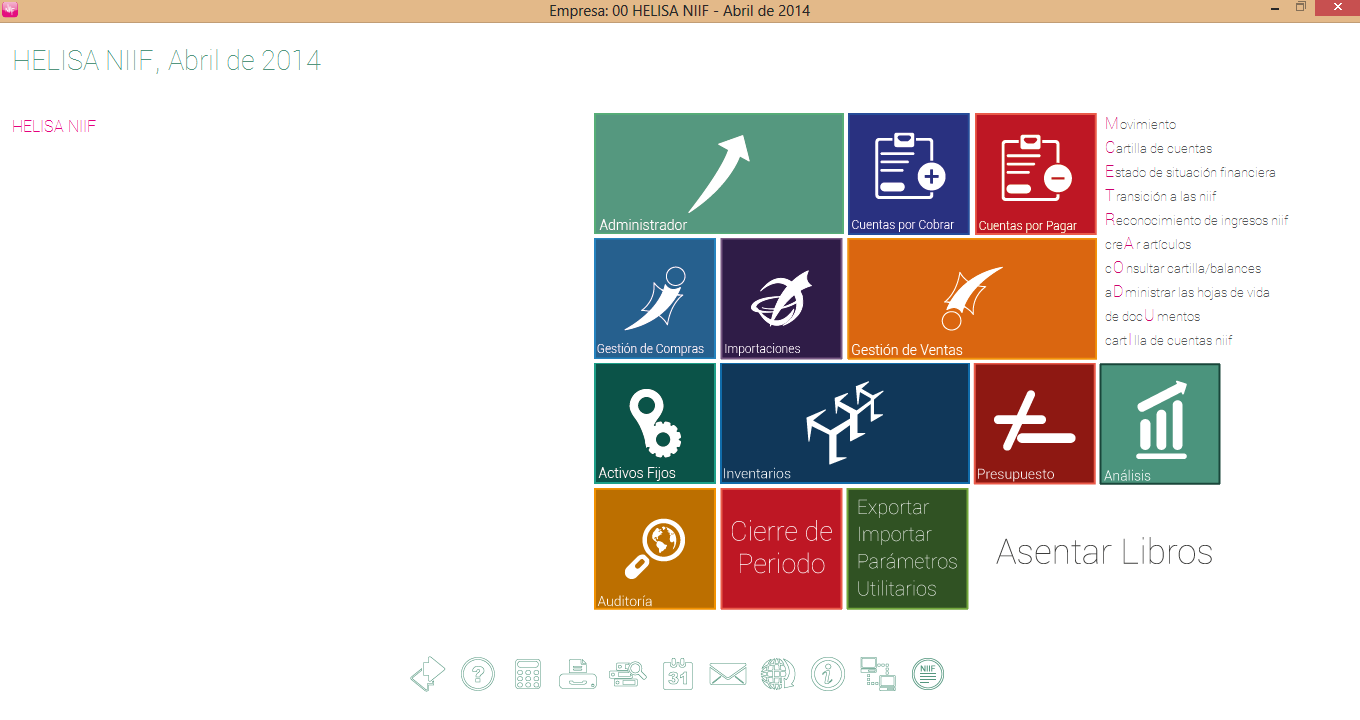 MEJOR SOFTWRE CONTABLE ...HELISA NIIF: 2014