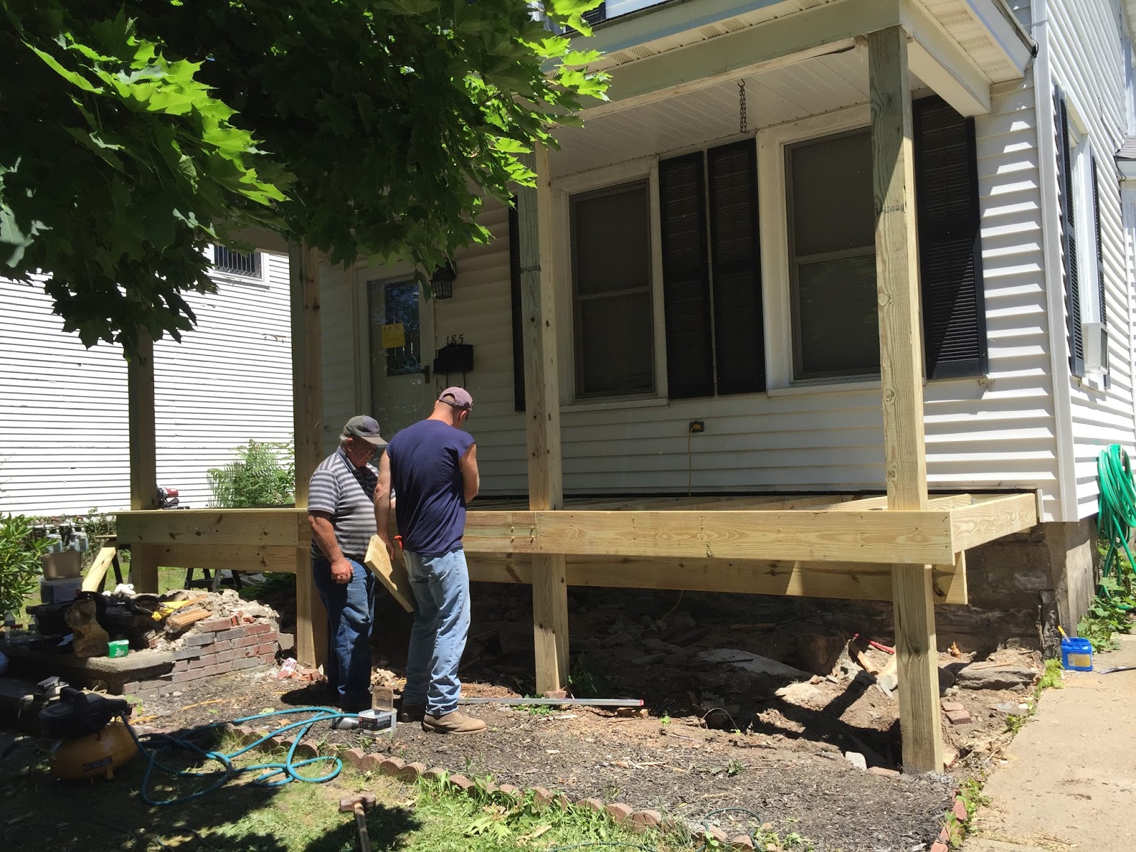 Oak Hill Trim: Porch Rebuild