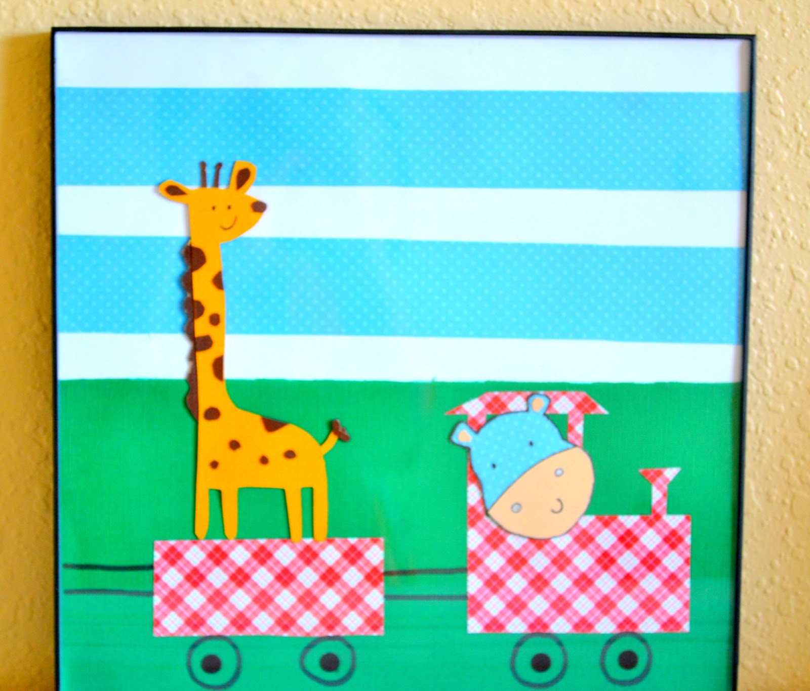 DreamAndCraft - My little shop in Etsy: Animal Train Kids Room Decor ...