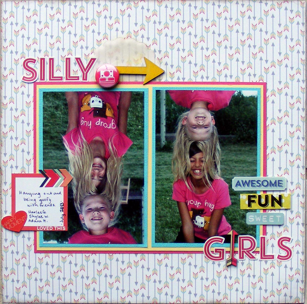 {Fanciful Creations}: Scrap It Girl {Silly Girls}