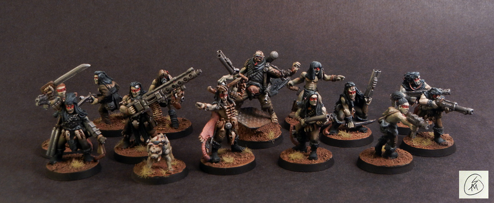 samson minis: Finished! Ratskin Renegades