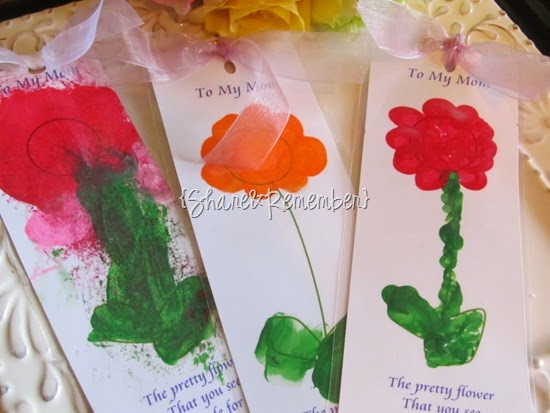 EVER AFTER - MY WAY: Mothers Day Bookmark Crafts for the kids to make