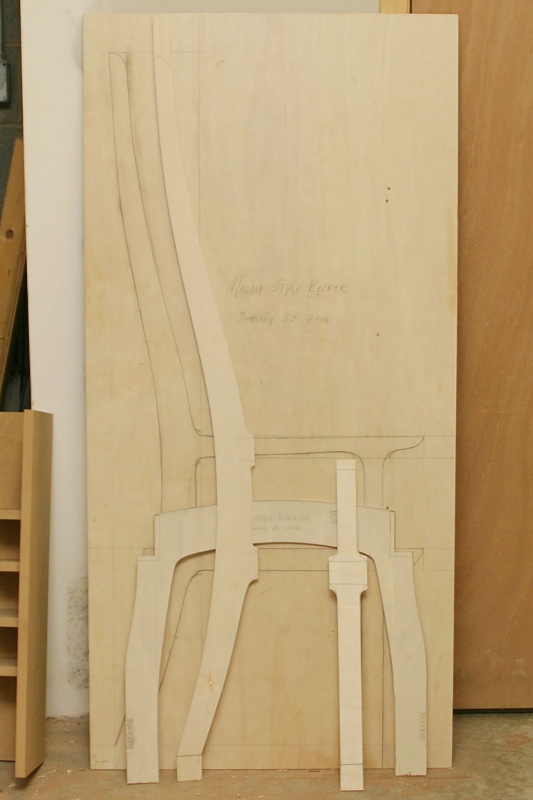 Shootingboard: Maloof-Style Rocker