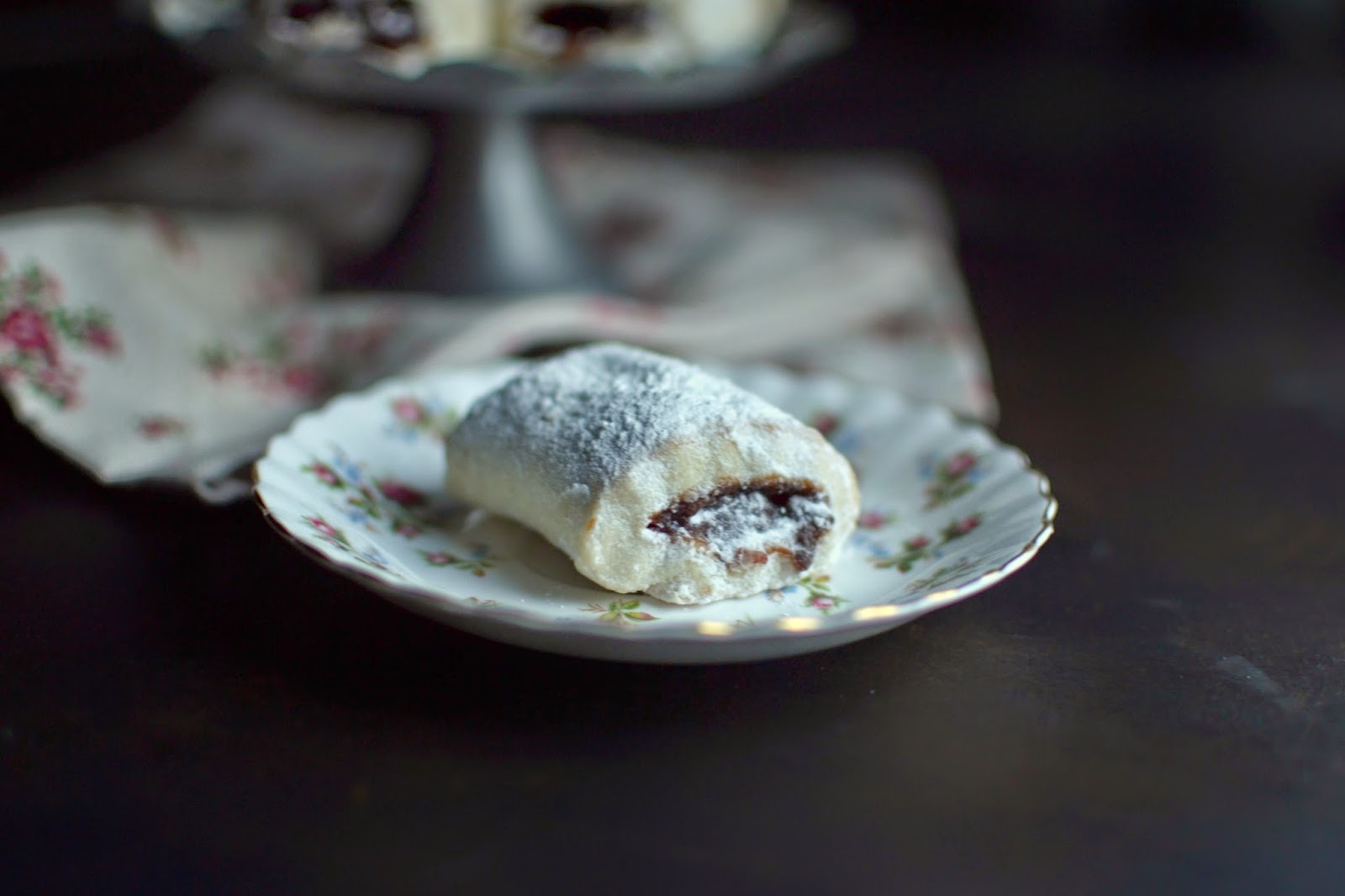Sour Cherry Jam and Mahlepi Spools - A Kingdom For A Cake
