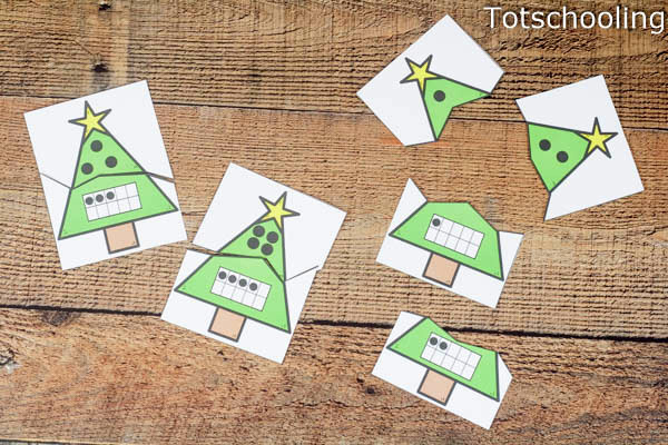 Christmas Number Sense Printables | Totschooling - Toddler, Preschool ...