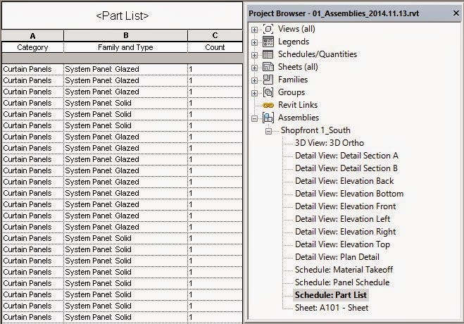 Revit Recess: Assemblies