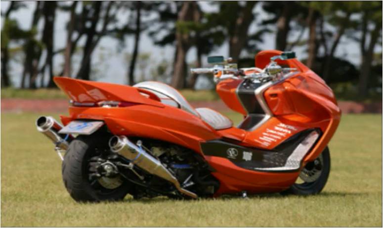 Monster Bego: Modifikasi Motor Matic Gaya Jepang