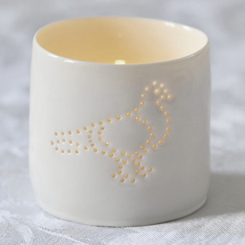 My Owl Barn: Luna Light: Ceramic Tea Light Holders