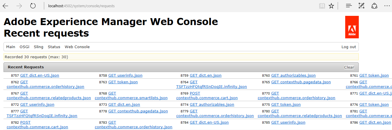 How to use the Request Processing Analyzer to analyze the recent ...