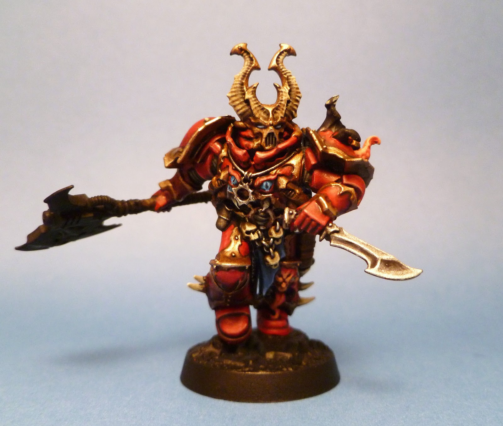 Astral Knights: Tutorial: How I painted the red on my chaos aspiring ...