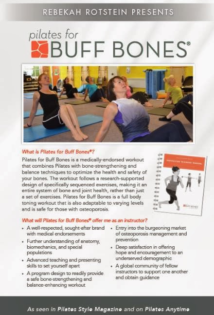 ピラティスライフ: PMA公認、継続プログラム『Pilates for Buff Bones® Instructor Training』