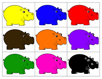 News with Naylors: Letter H: Hippo Cut & Paste, Size Ordering, Hippo ...